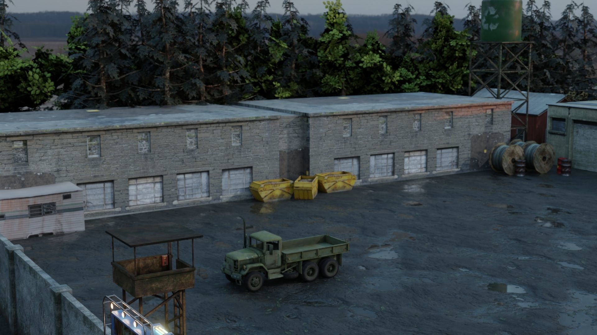 Military Base Camp Low-poly 3D model 3D model | CGTrader