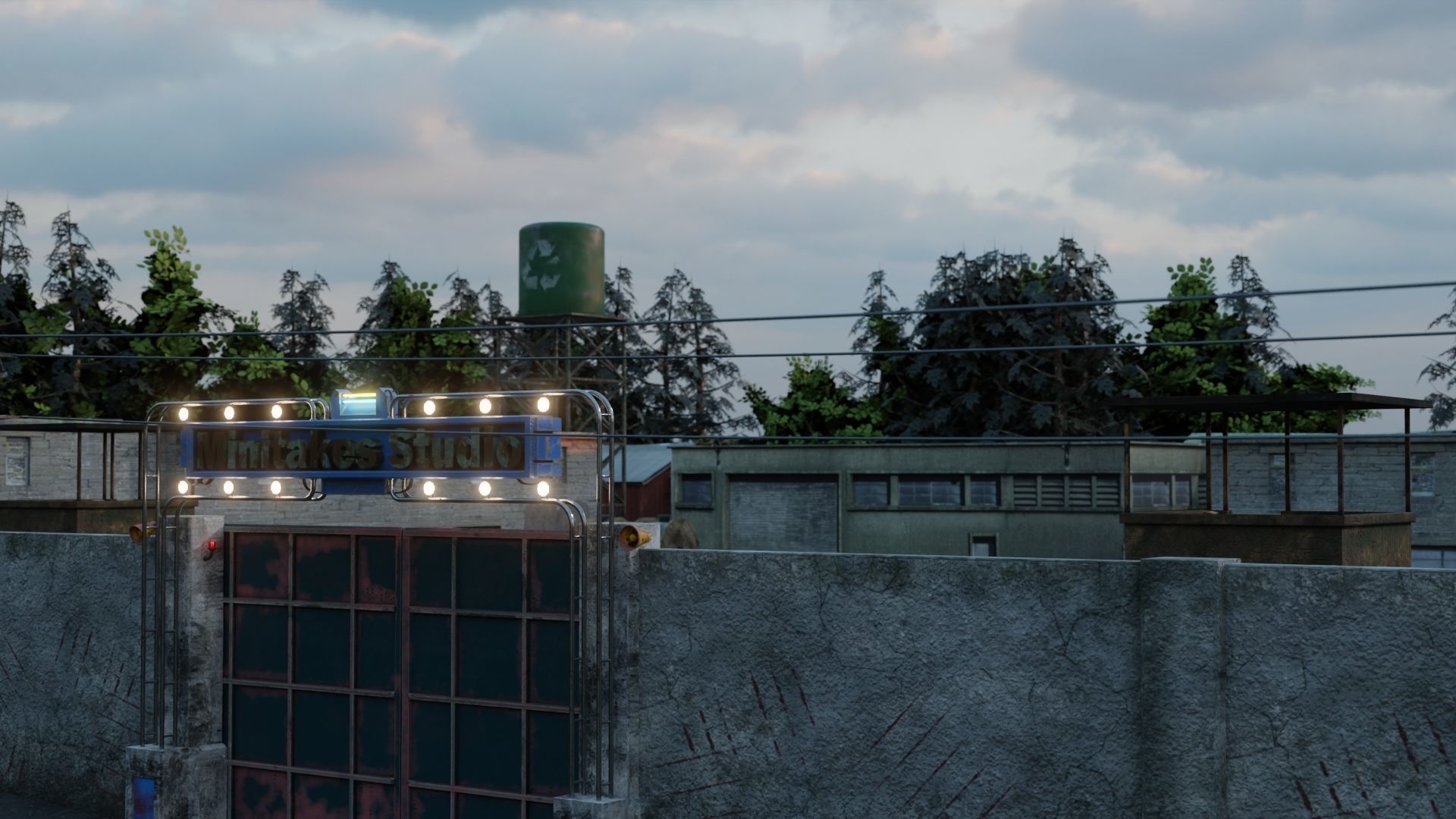 Military Base Camp Low-poly 3D model 3D model | CGTrader