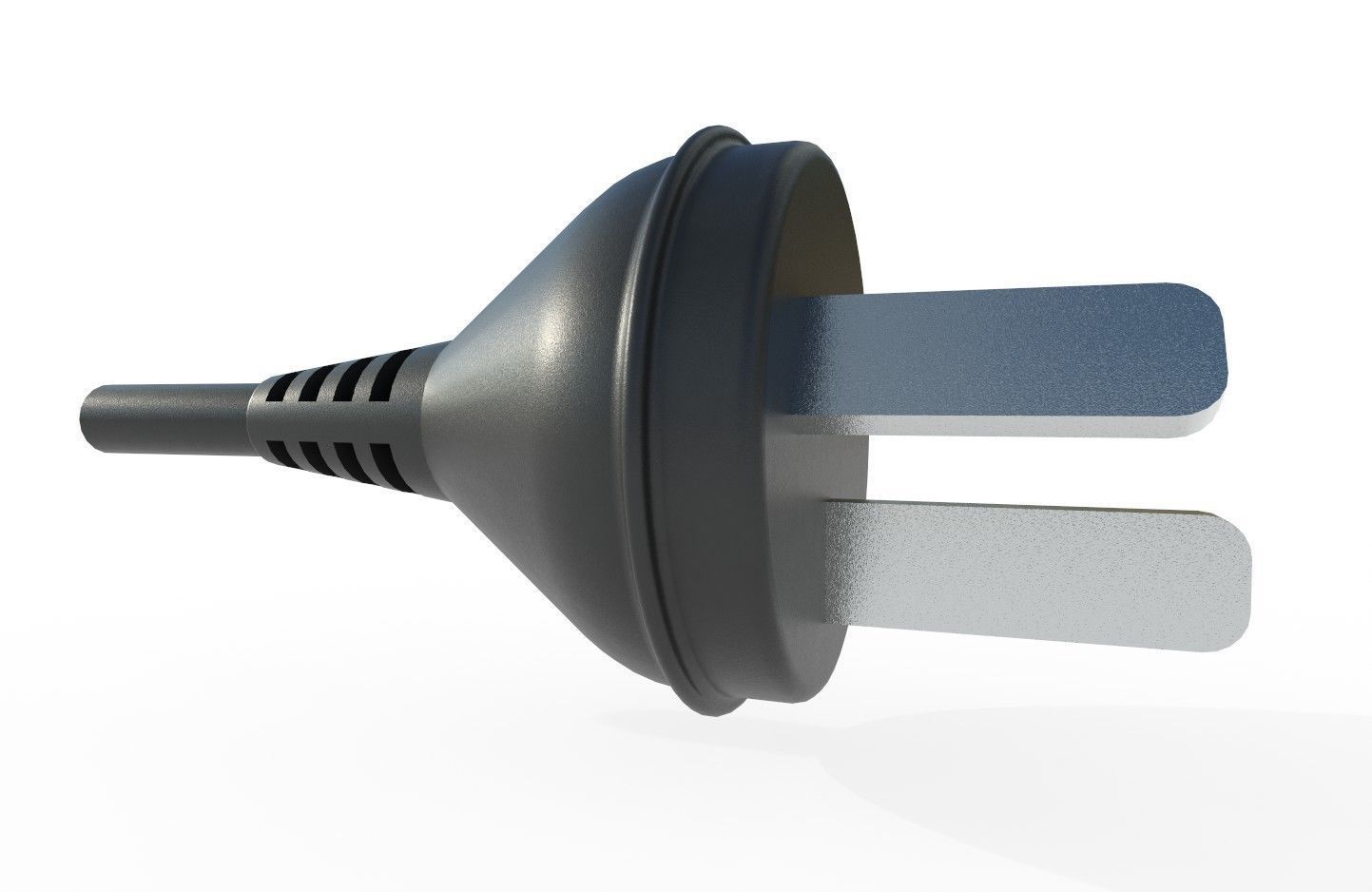 3D model Electrical Plug Type I Black VR / AR / low-poly | CGTrader