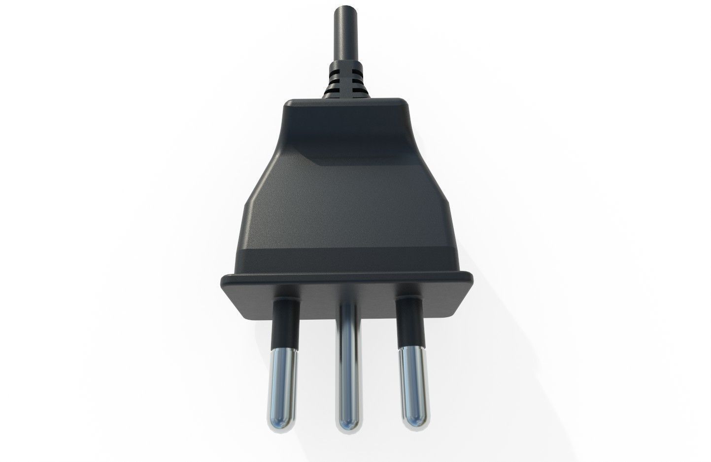 3D model Electrical Plug Type J Black VR / AR / low-poly | CGTrader