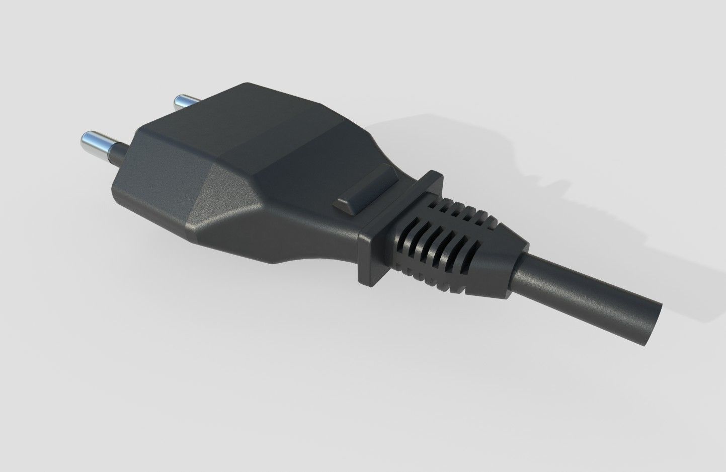 3D model Electrical Plug Type N Black VR / AR / low-poly | CGTrader