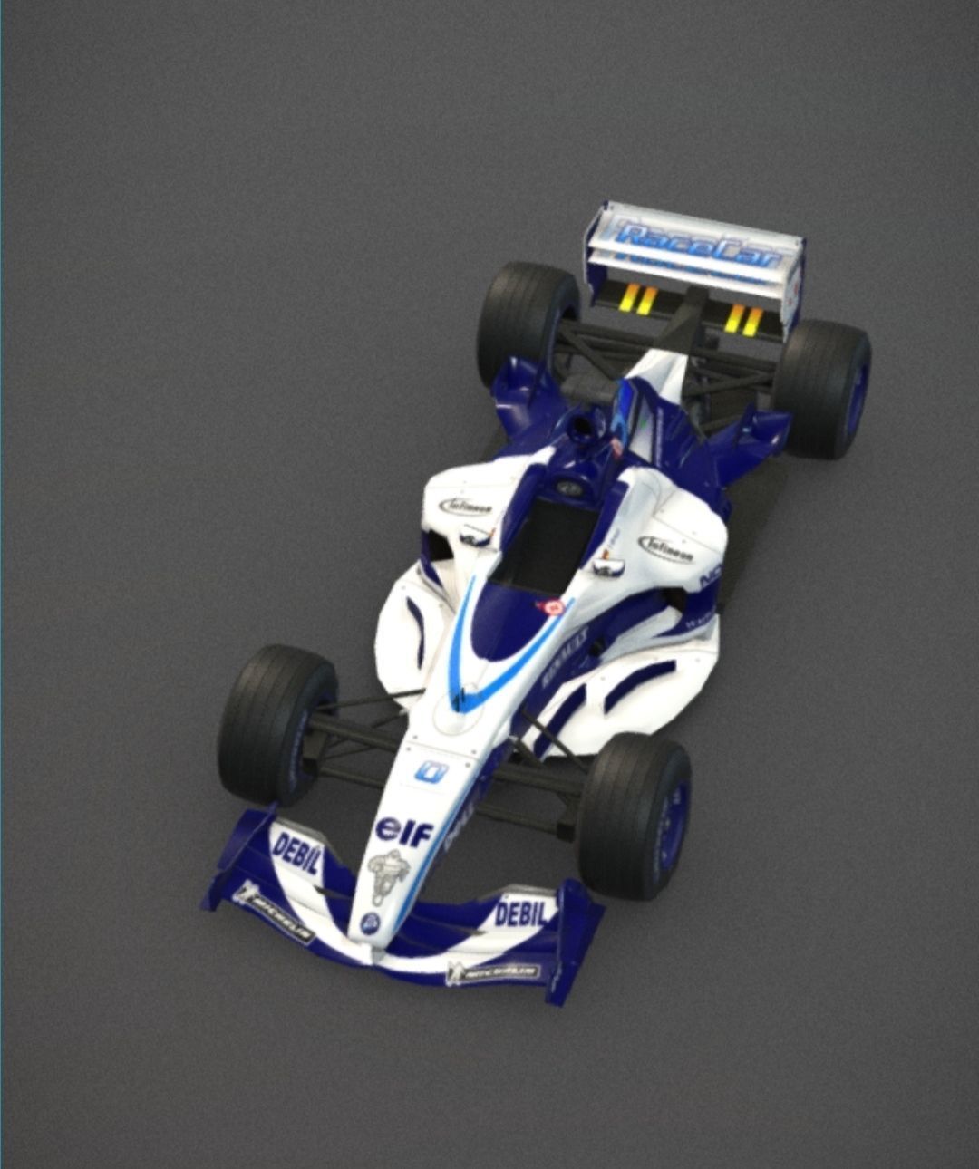 F-1 Race car free 3D model | CGTrader