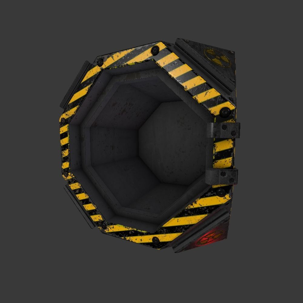 Radioactive capsule 3D model | CGTrader