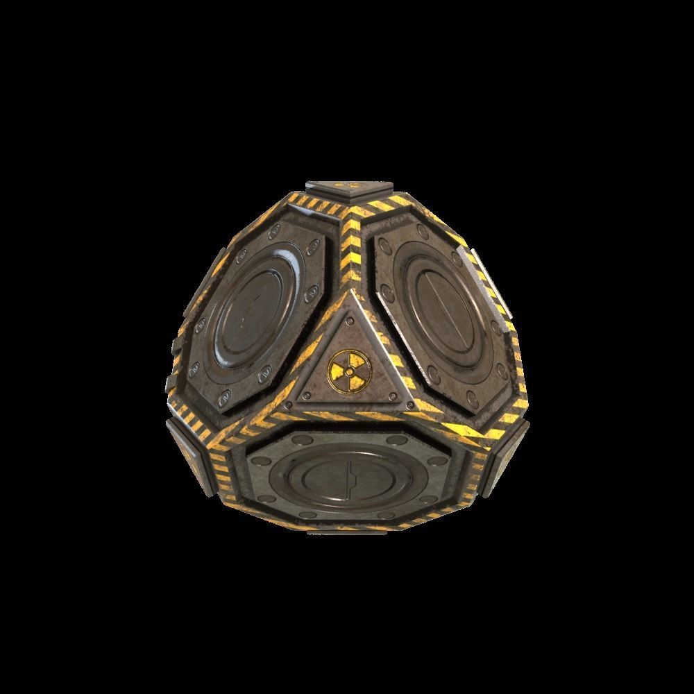 Radioactive capsule 3D model | CGTrader