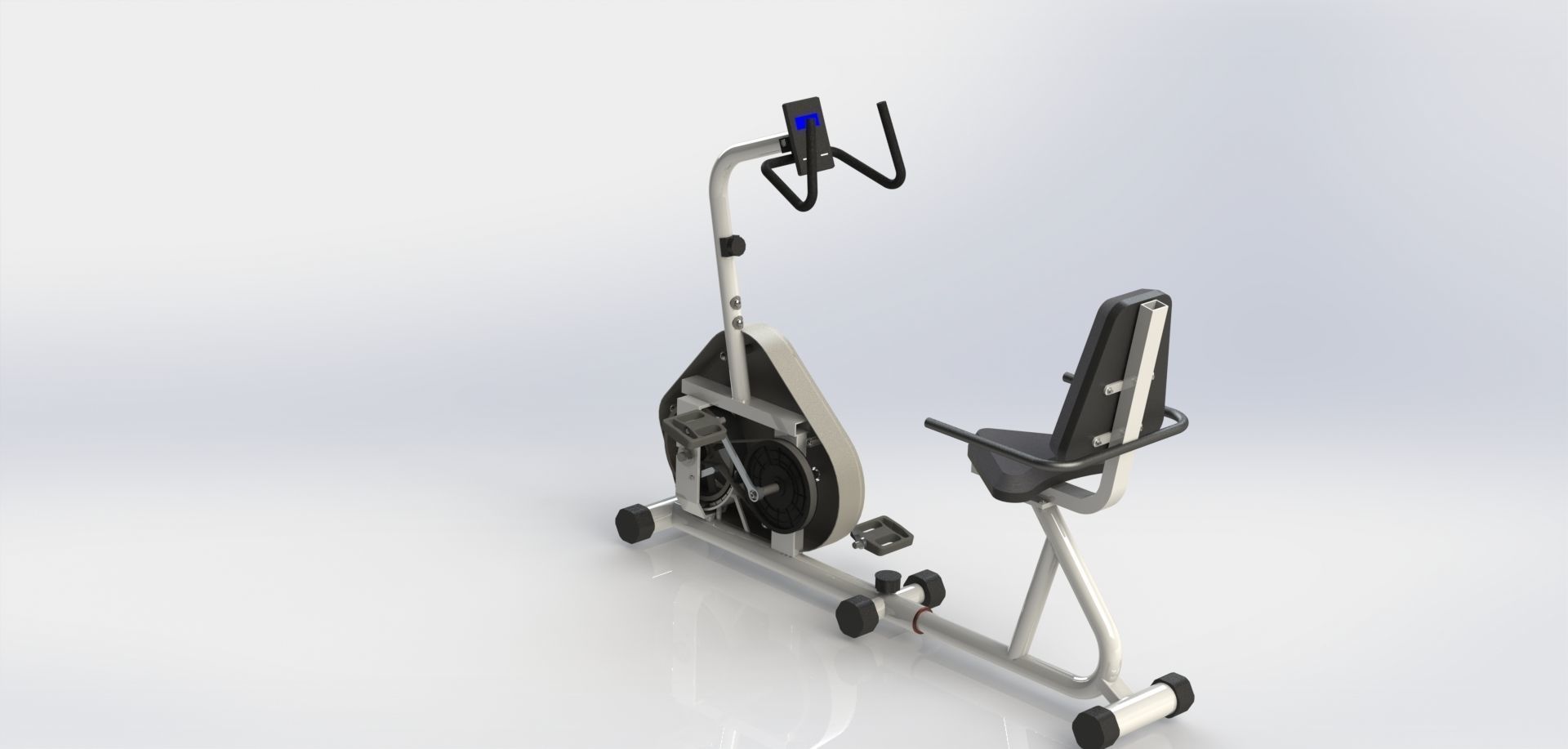 Recumbent bike model 3D model | CGTrader