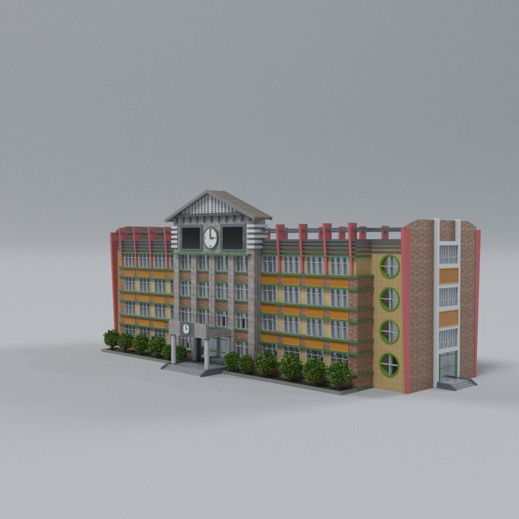 School Models 3D model | CGTrader