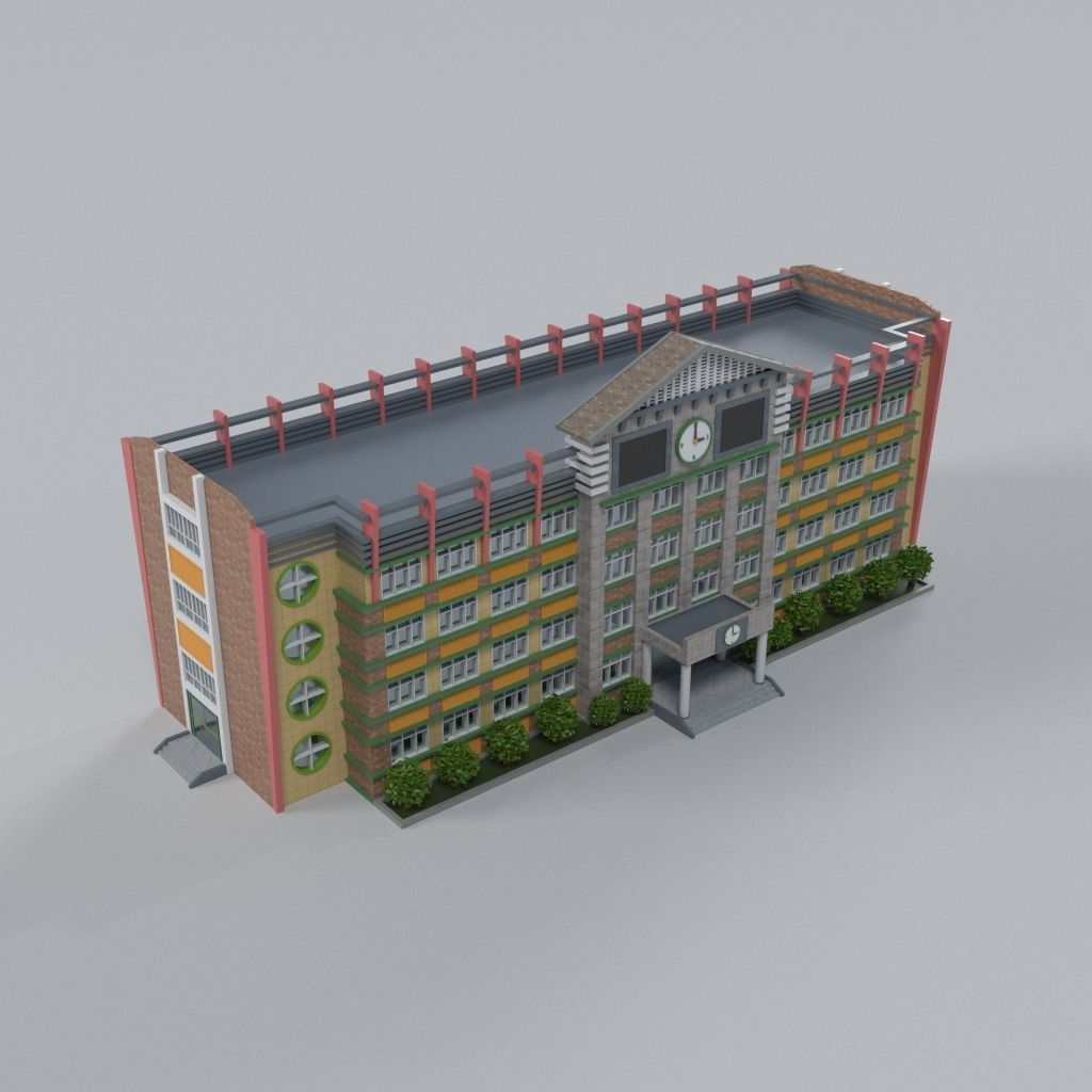 School Models 3D model | CGTrader