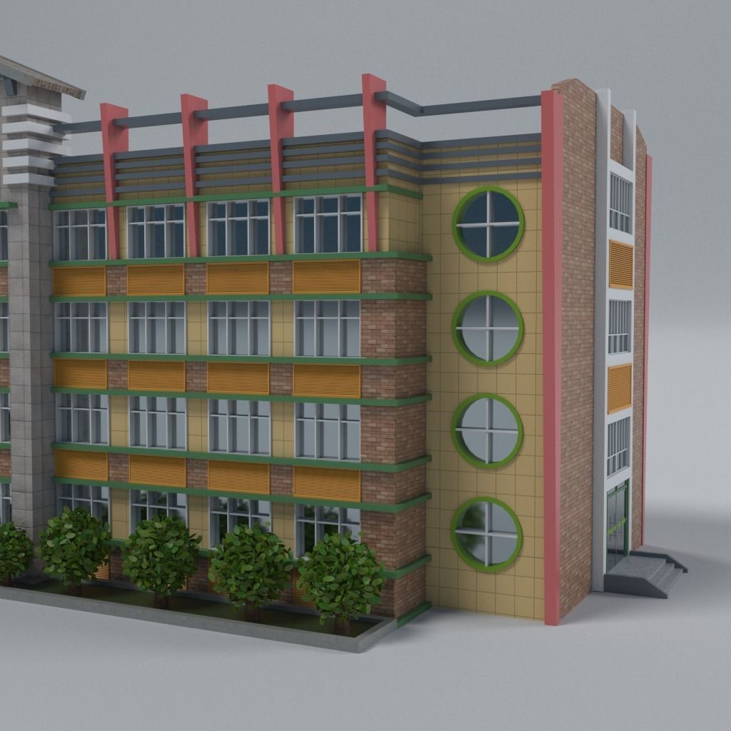 School Models 3D model | CGTrader