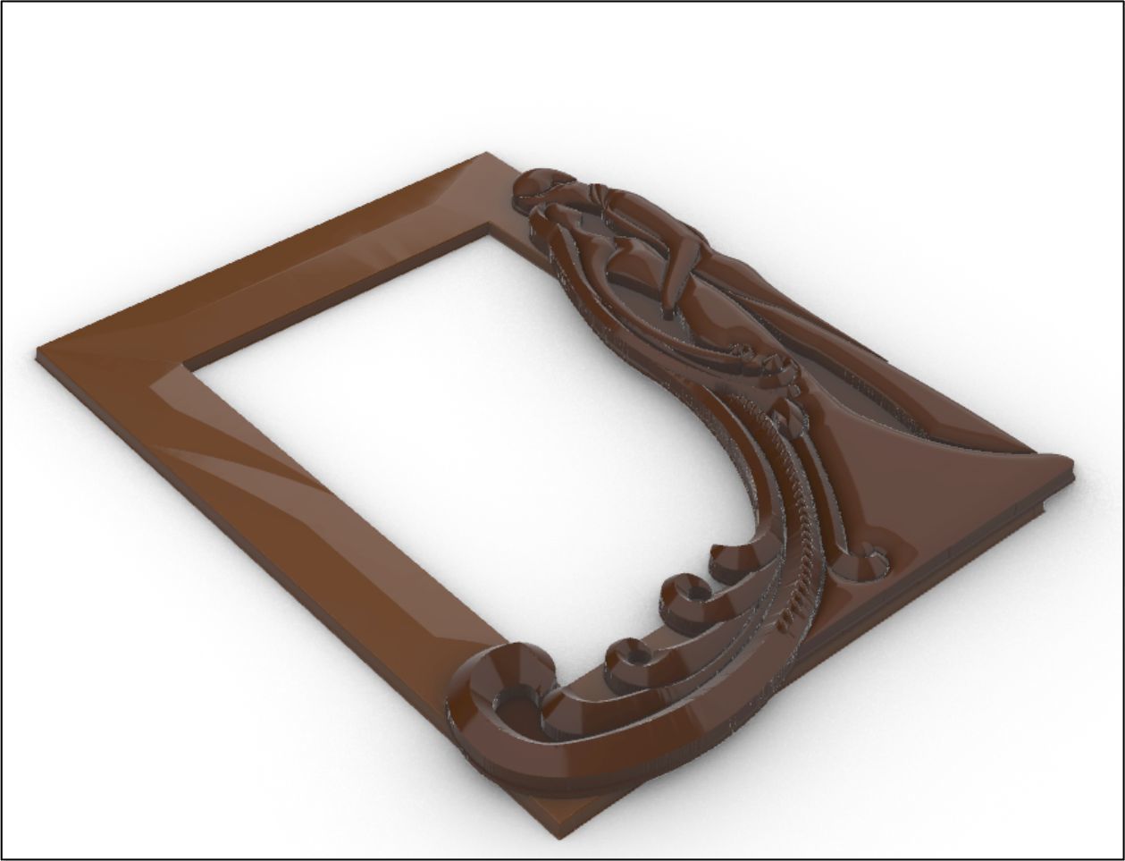 Framework decor 3D model | CGTrader