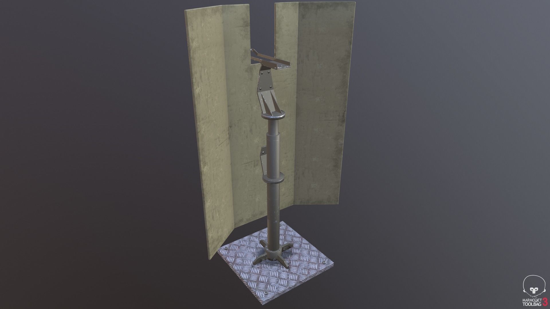 3D model Gun shield VR / AR / low-poly | CGTrader