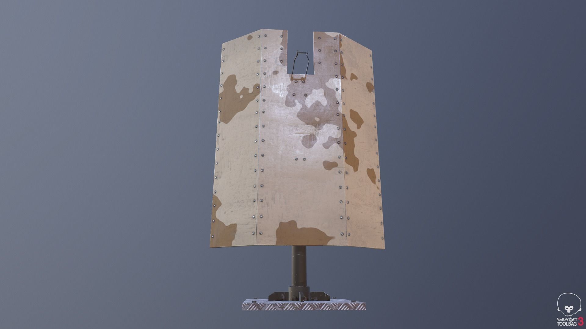 3D model Gun shield VR / AR / low-poly | CGTrader