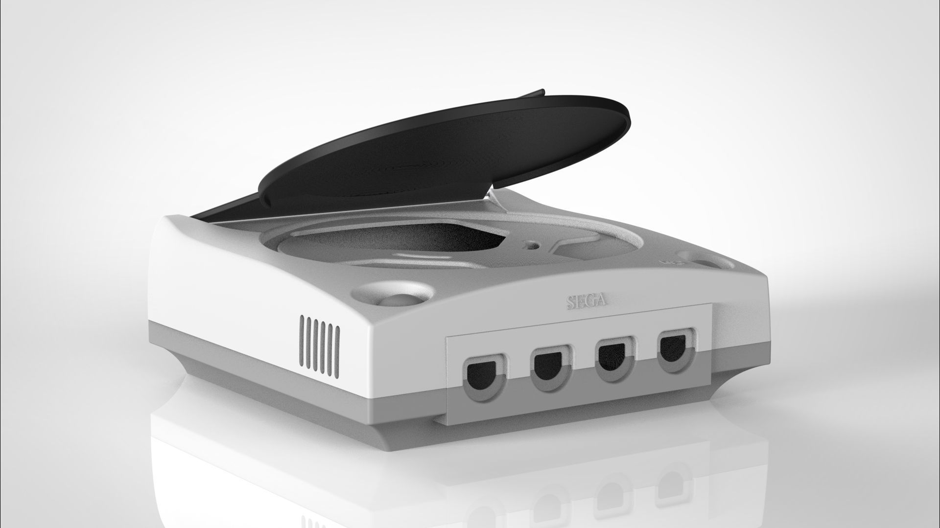 Dreamcast game console 3D model 3D printable | CGTrader