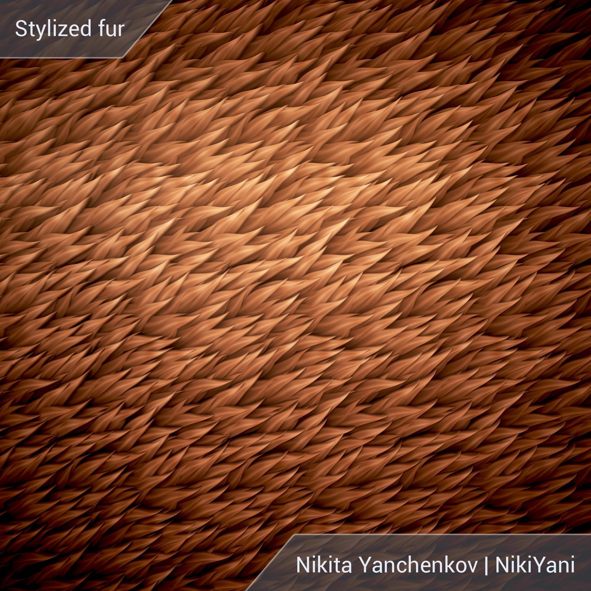 Stylized fur Texture | CGTrader