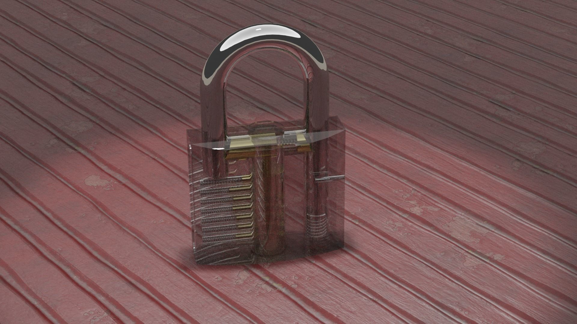 Clear Lock 3D model 3D printable | CGTrader