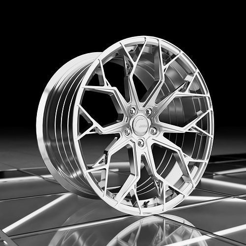 ABS F24 car wheel subdivision-ready geometry 3D model | CGTrader