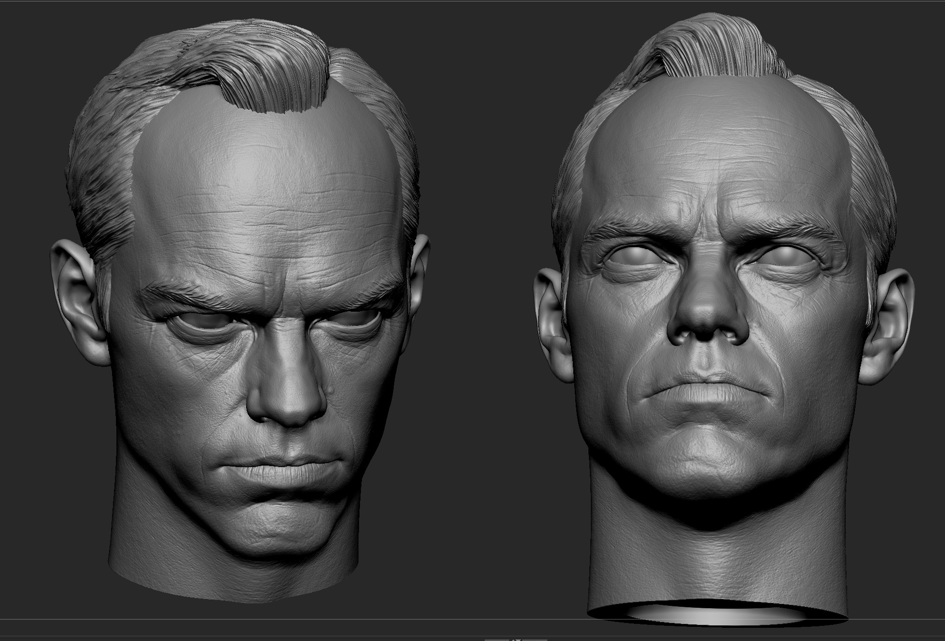 Hugo Weaving - Agent Smith Head 3D model 3D printable | CGTrader