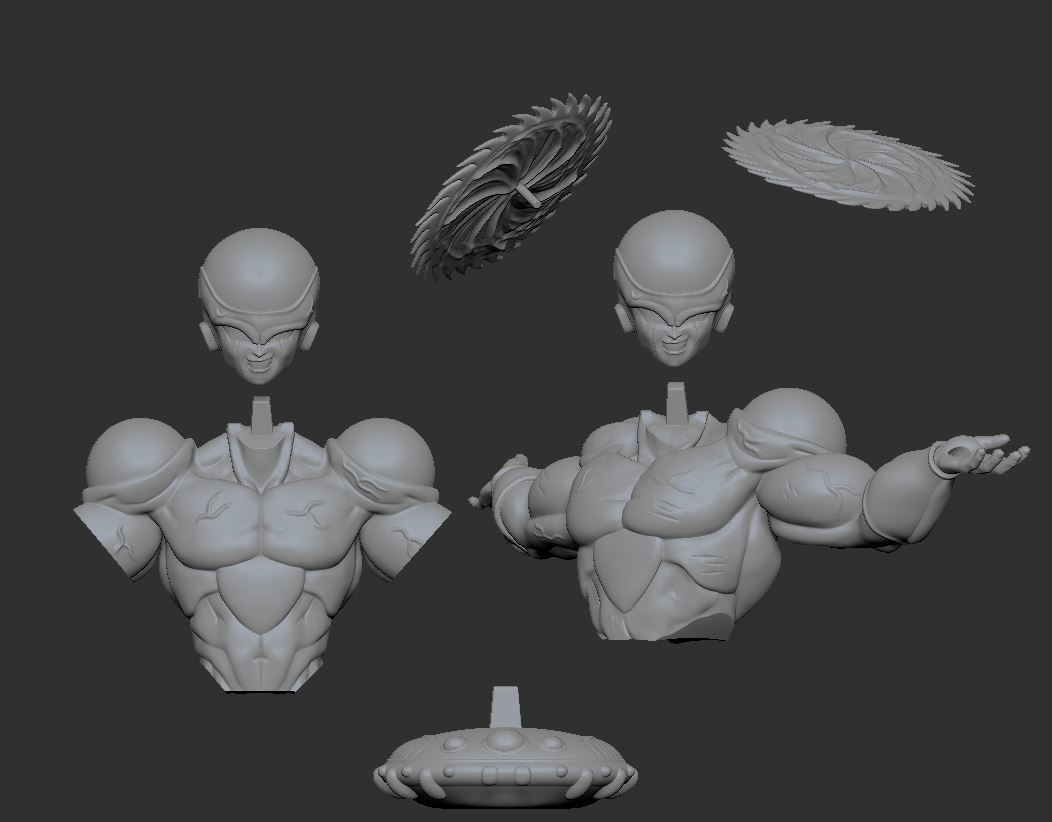 Freeza bust - Dragon Ball Z 3D model 3D printable | CGTrader