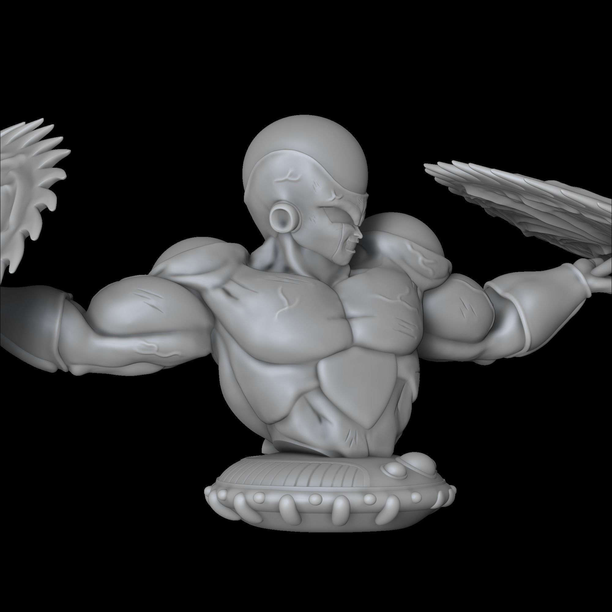 Freeza bust - Dragon Ball Z 3D model 3D printable | CGTrader
