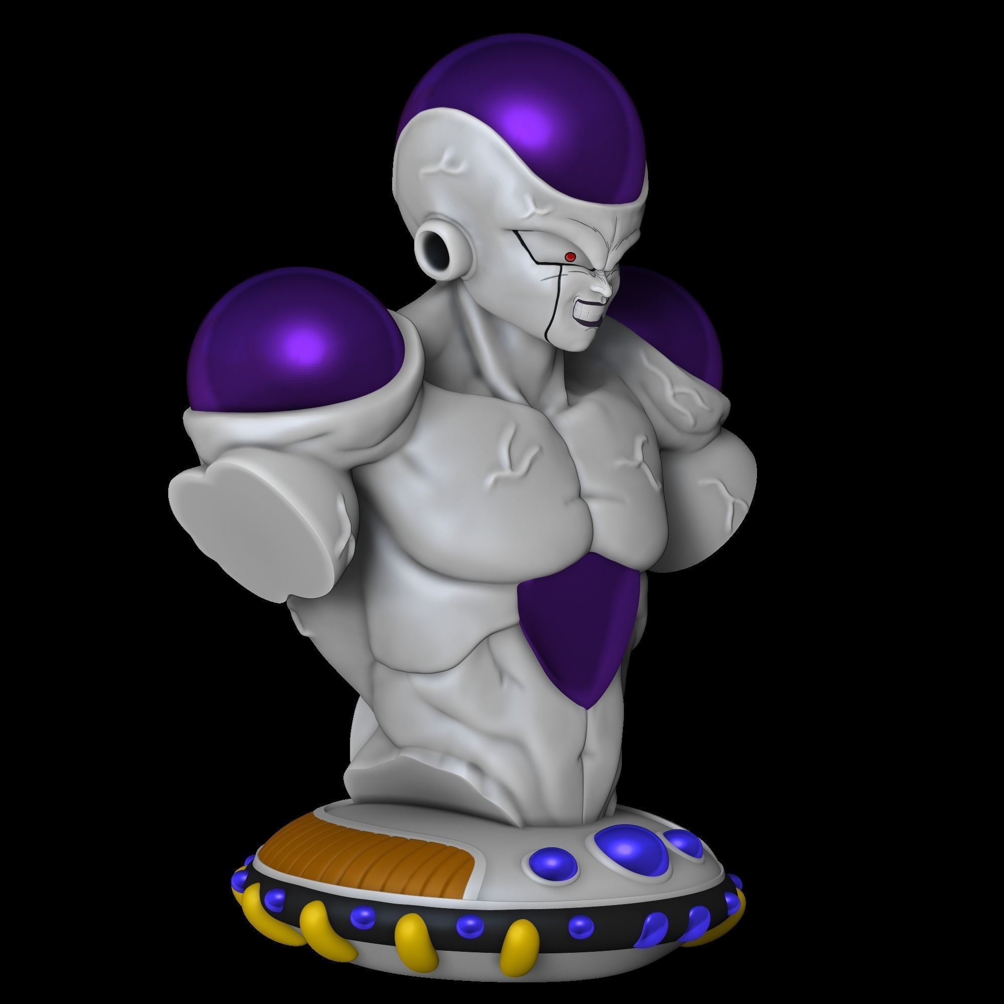 Freeza bust - Dragon Ball Z 3D model 3D printable | CGTrader