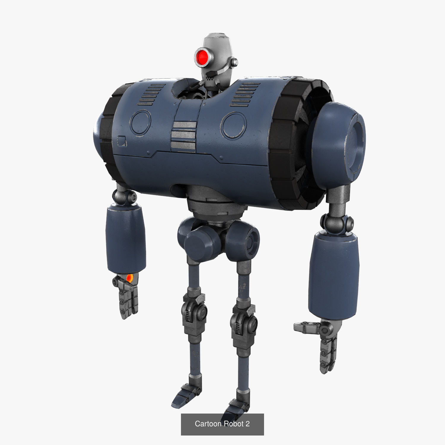 3D Model Collection Cartoon Robots VR / AR / low-poly | CGTrader