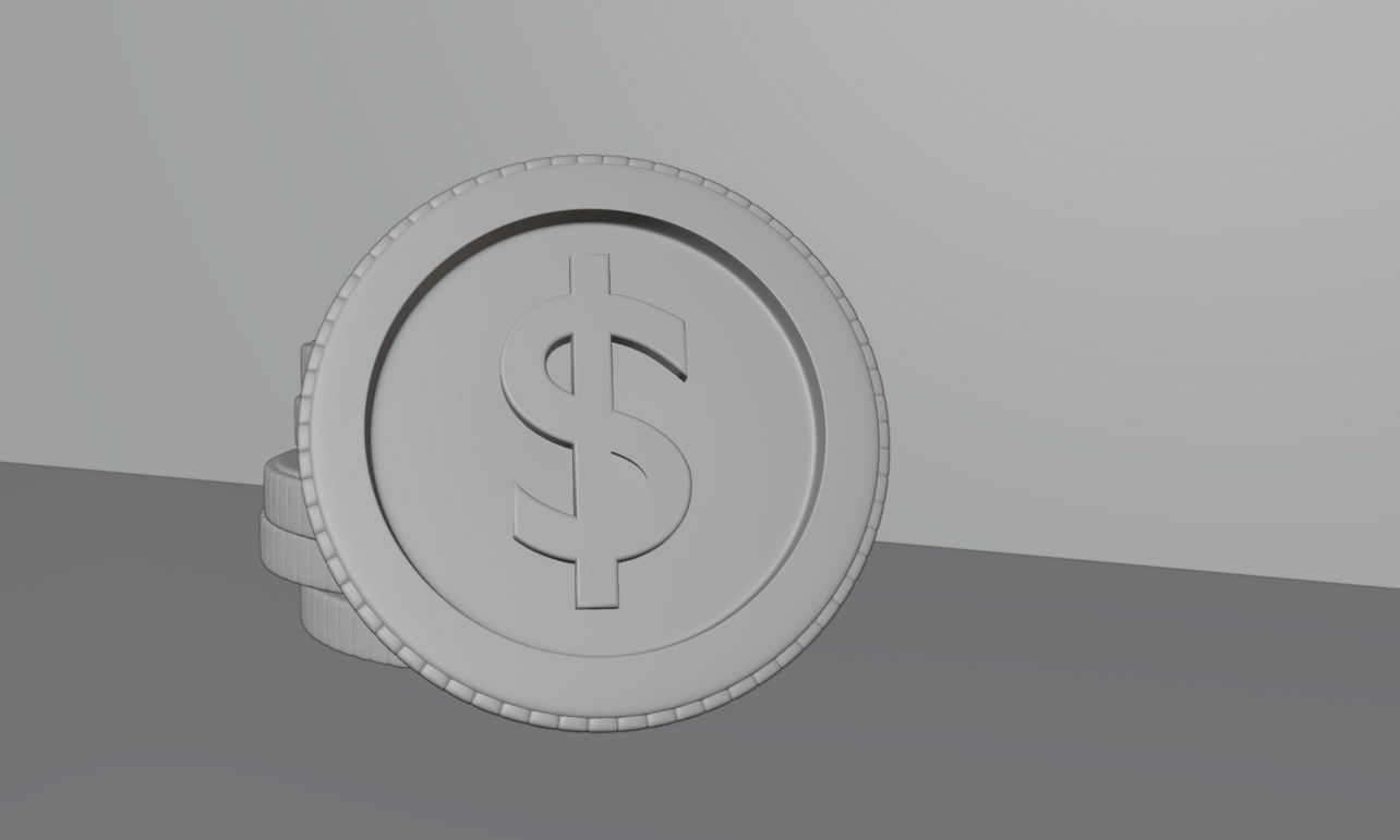 Gold Coin 3D model 3D model | CGTrader