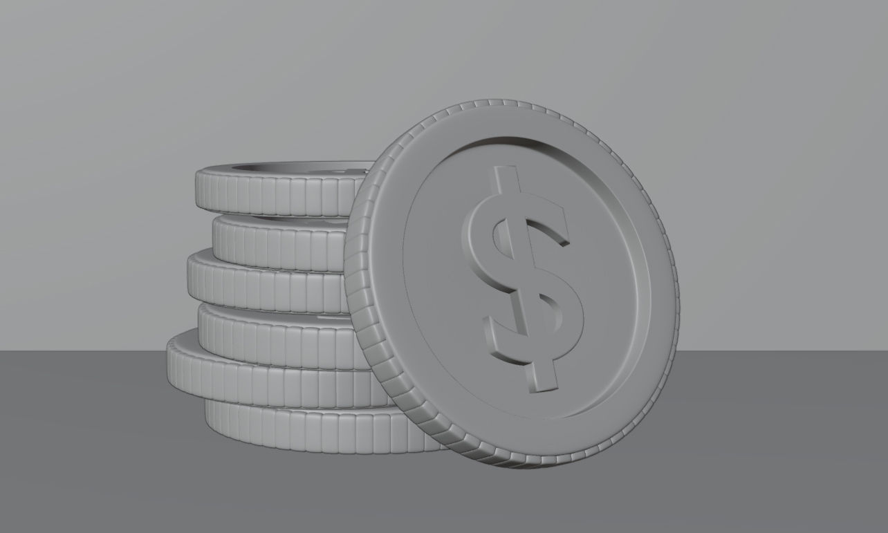 Gold Coin 3D model 3D model | CGTrader