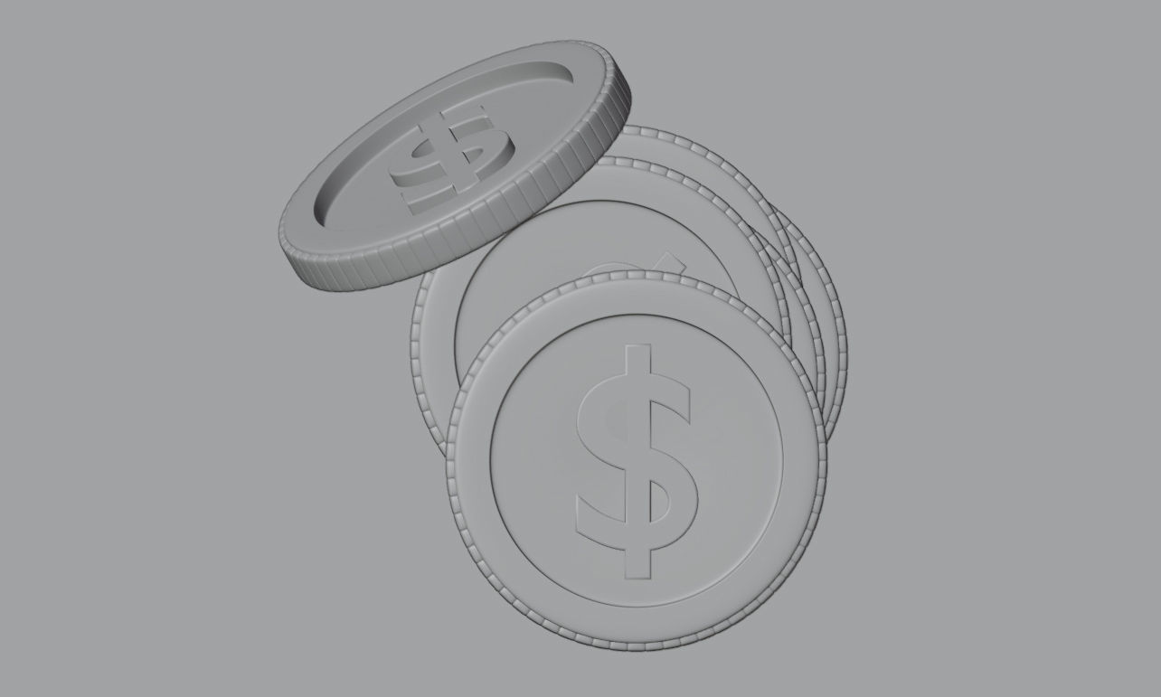 Gold Coin 3D model 3D model | CGTrader