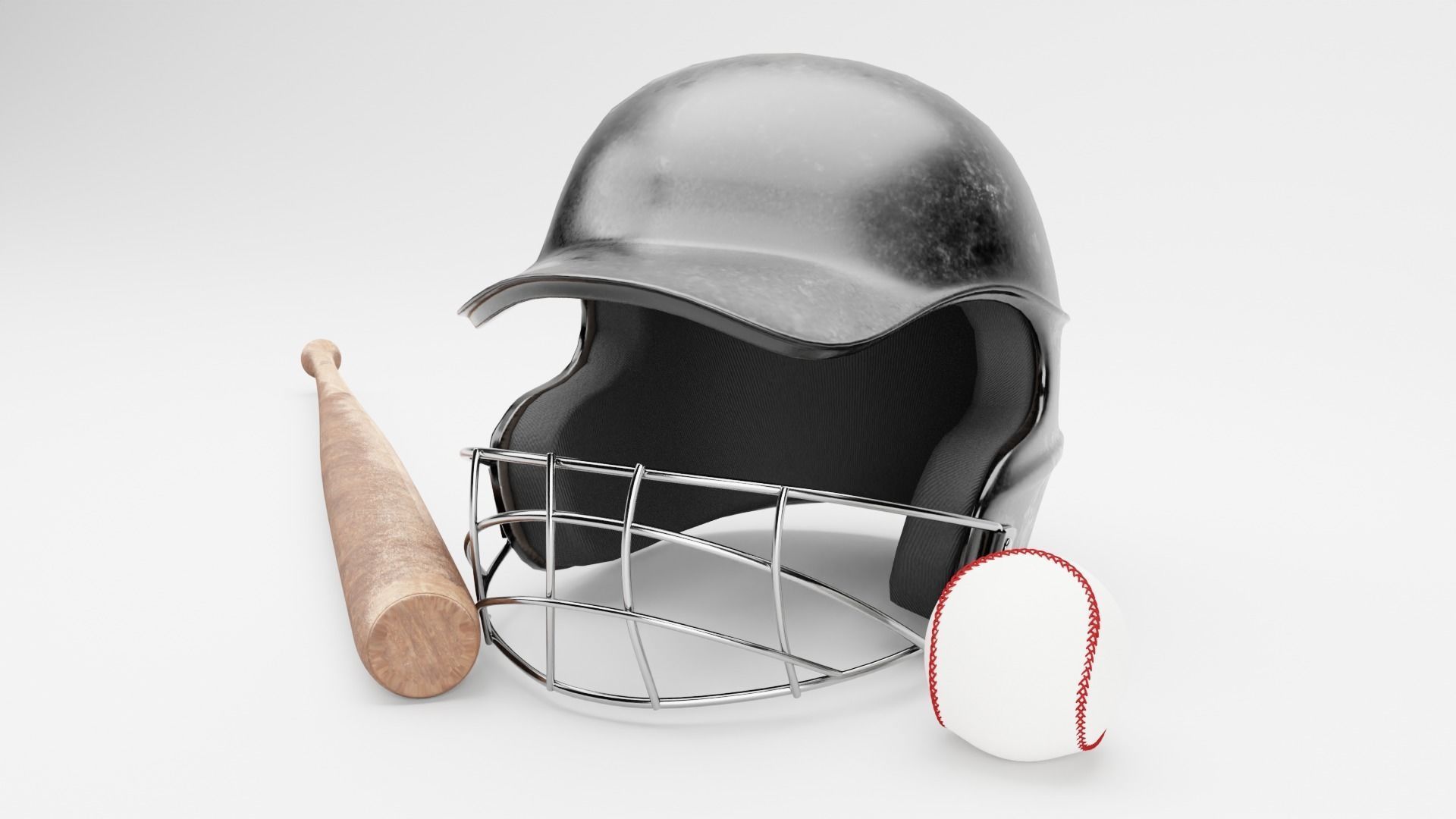 BASEBALL KIT 3D model | CGTrader