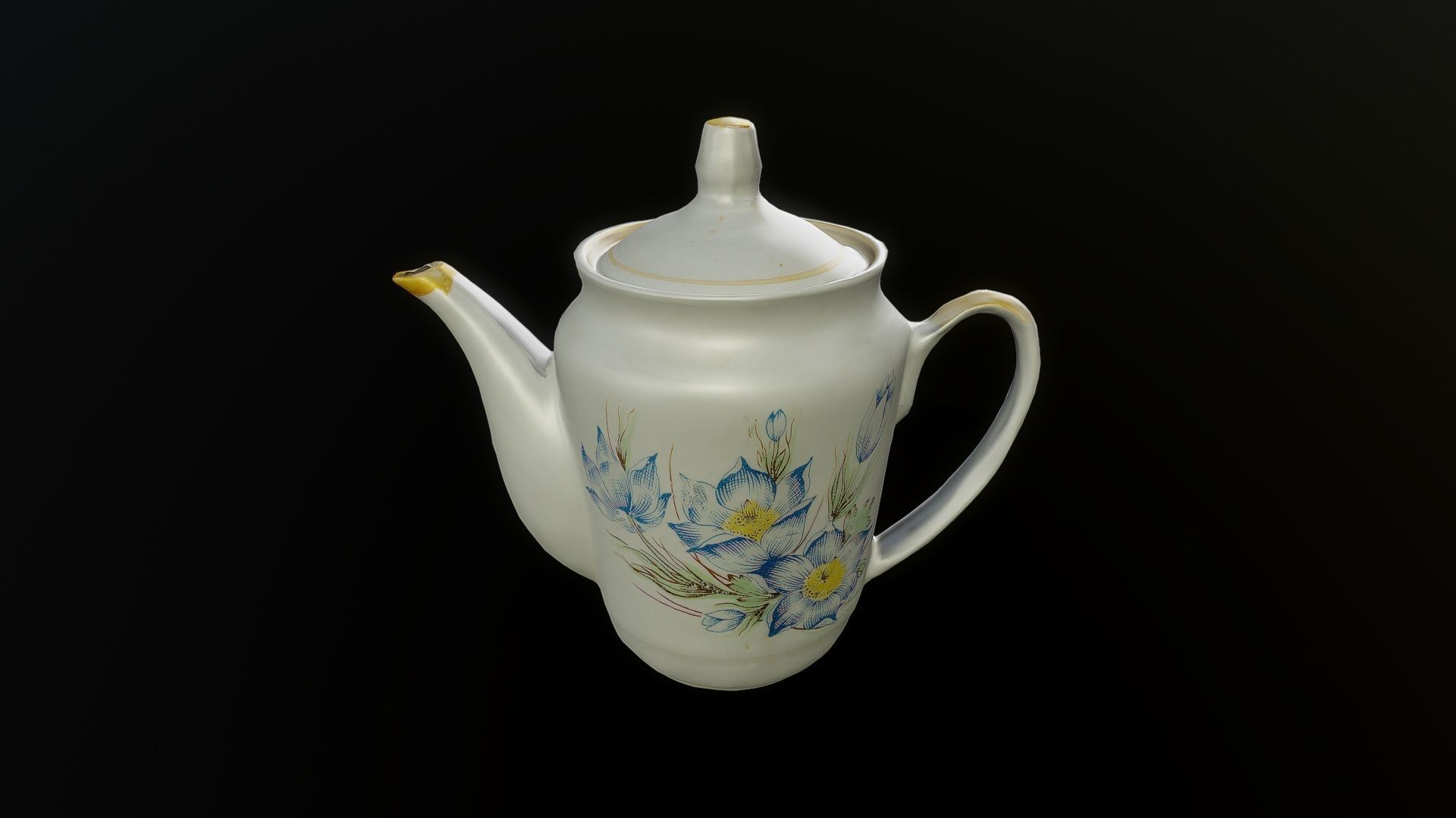 3D model 3D Scan Teapot 01 VR / AR / low-poly | CGTrader