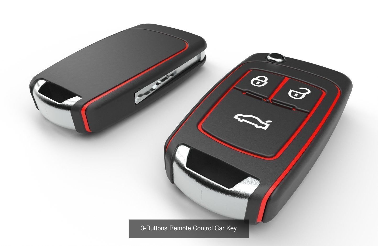 Car Key Collection 1 - 6 Keys VR / AR / low-poly | CGTrader