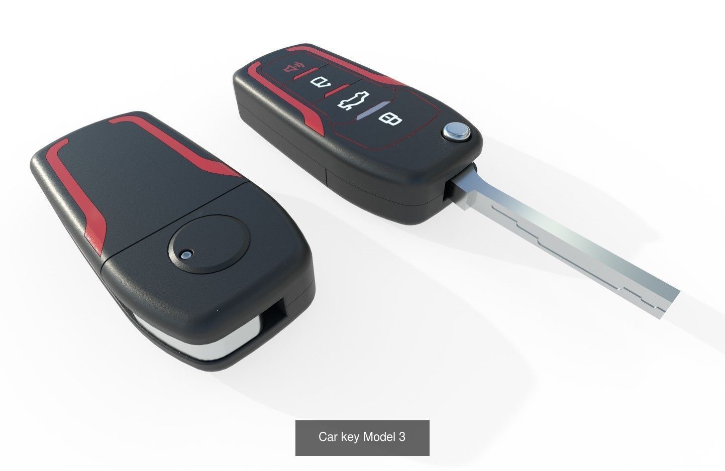 Car Key Collection 1 - 6 Keys VR / AR / low-poly | CGTrader