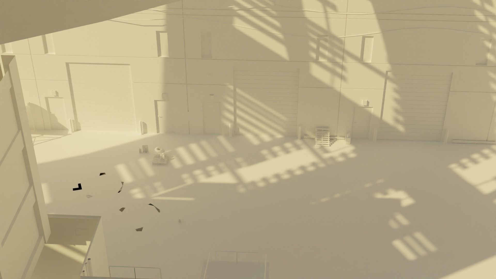 3D model Garage alleyway street VR / AR / low-poly | CGTrader