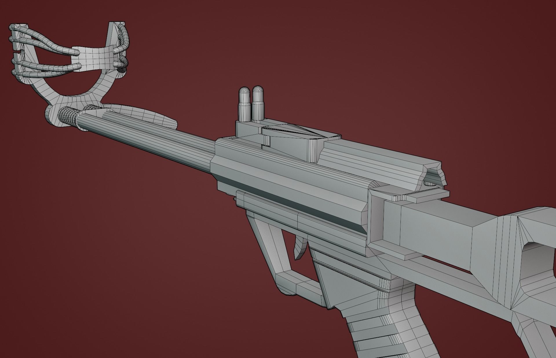 Slingshot pair of rifles free VR / AR / low-poly 3D model | CGTrader