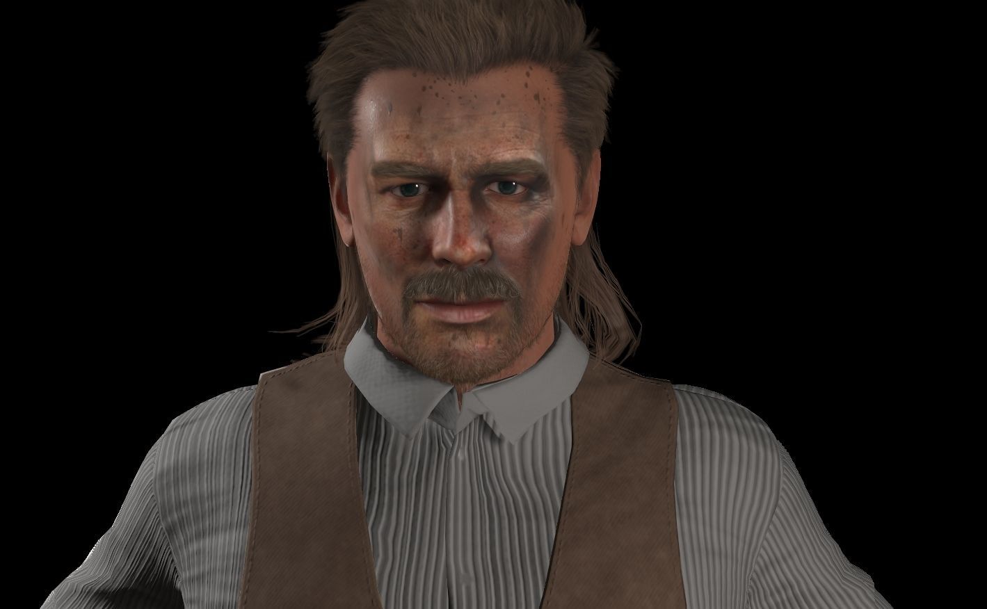 3D model Arthur Morgan Red Dead Redemption 2 3D Model VR / AR / low ...