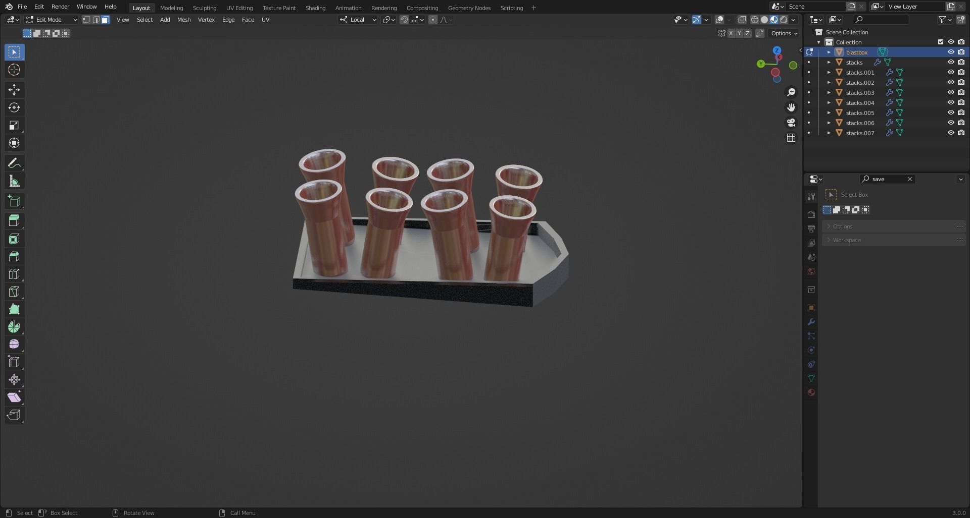 Small Block Chevrolet Velocity Stacks for printing 3D model 3D ...