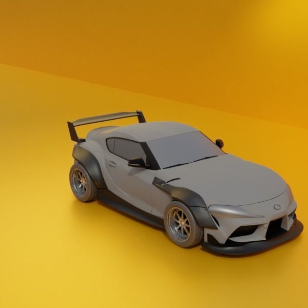 TOYOTA SUPRA BODY KIT 3X OFFSETS - 11SEPT-02 3D model 3D printable ...