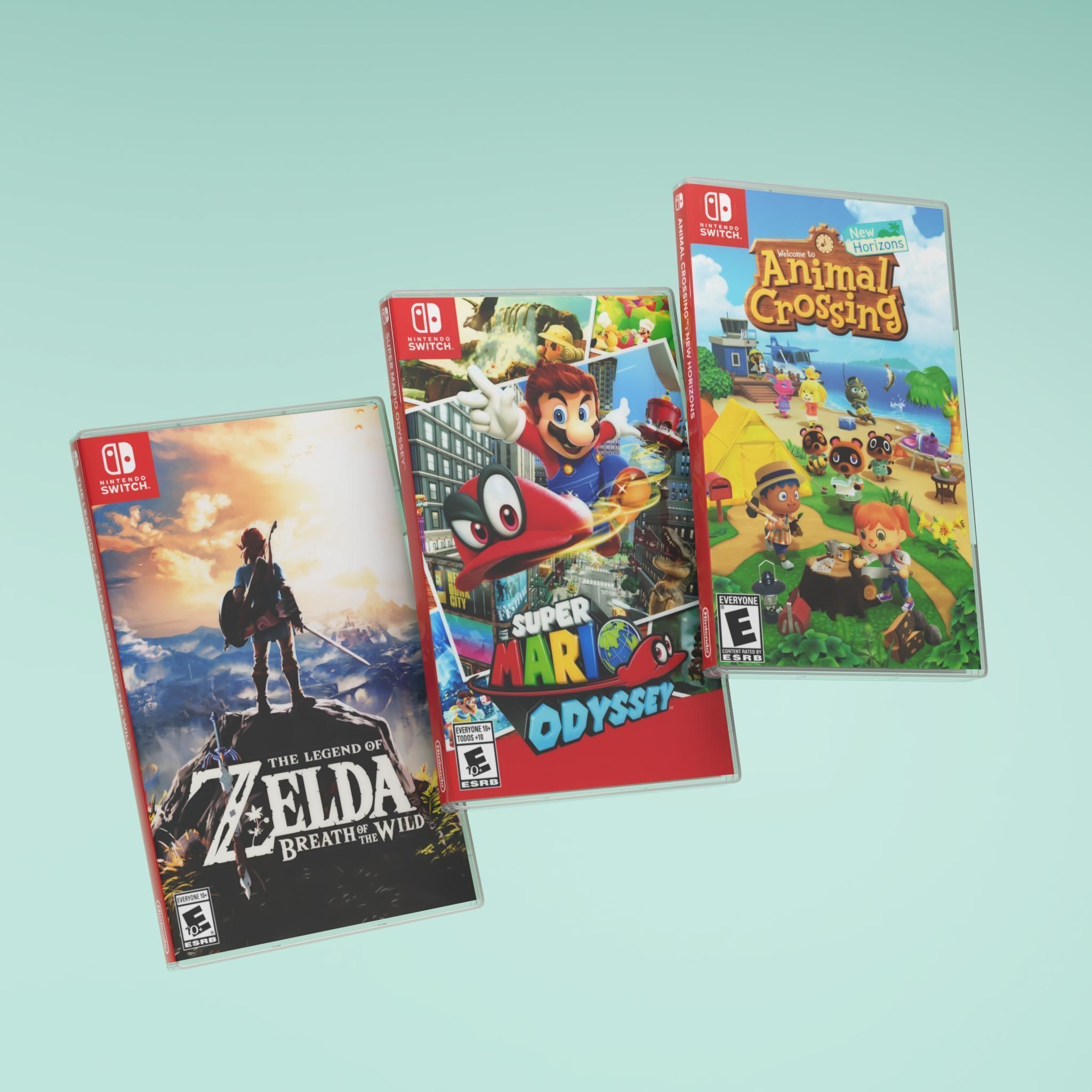 Nintendo Switch Game 3D model | CGTrader