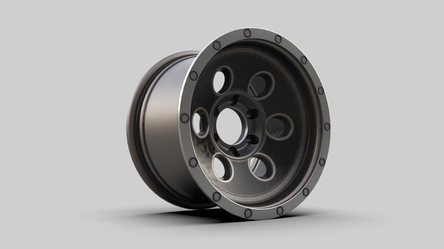 Steelie Wheel Series 1 3D model | CGTrader