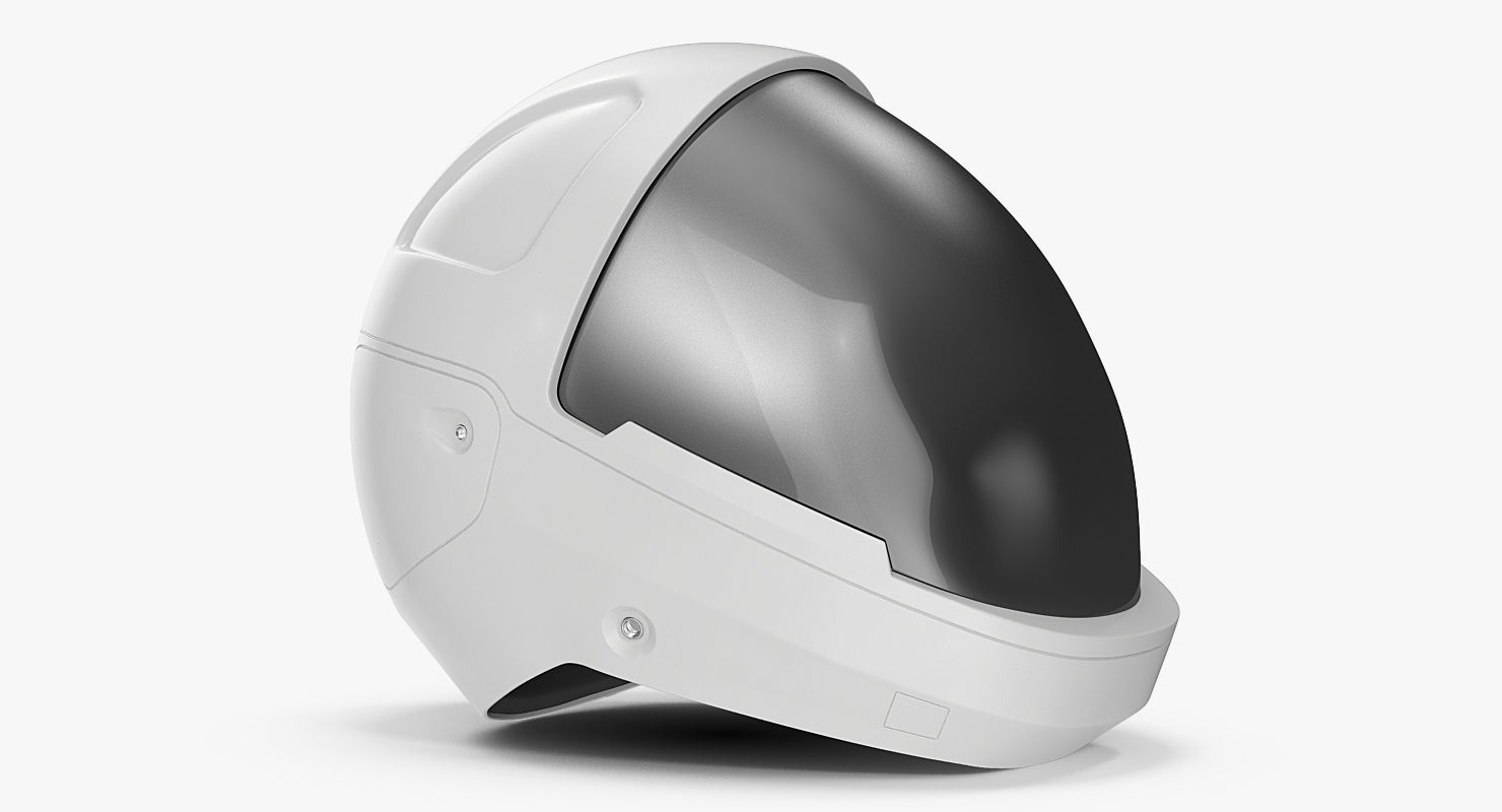 Futuristic Space Helmet 3D model | CGTrader
