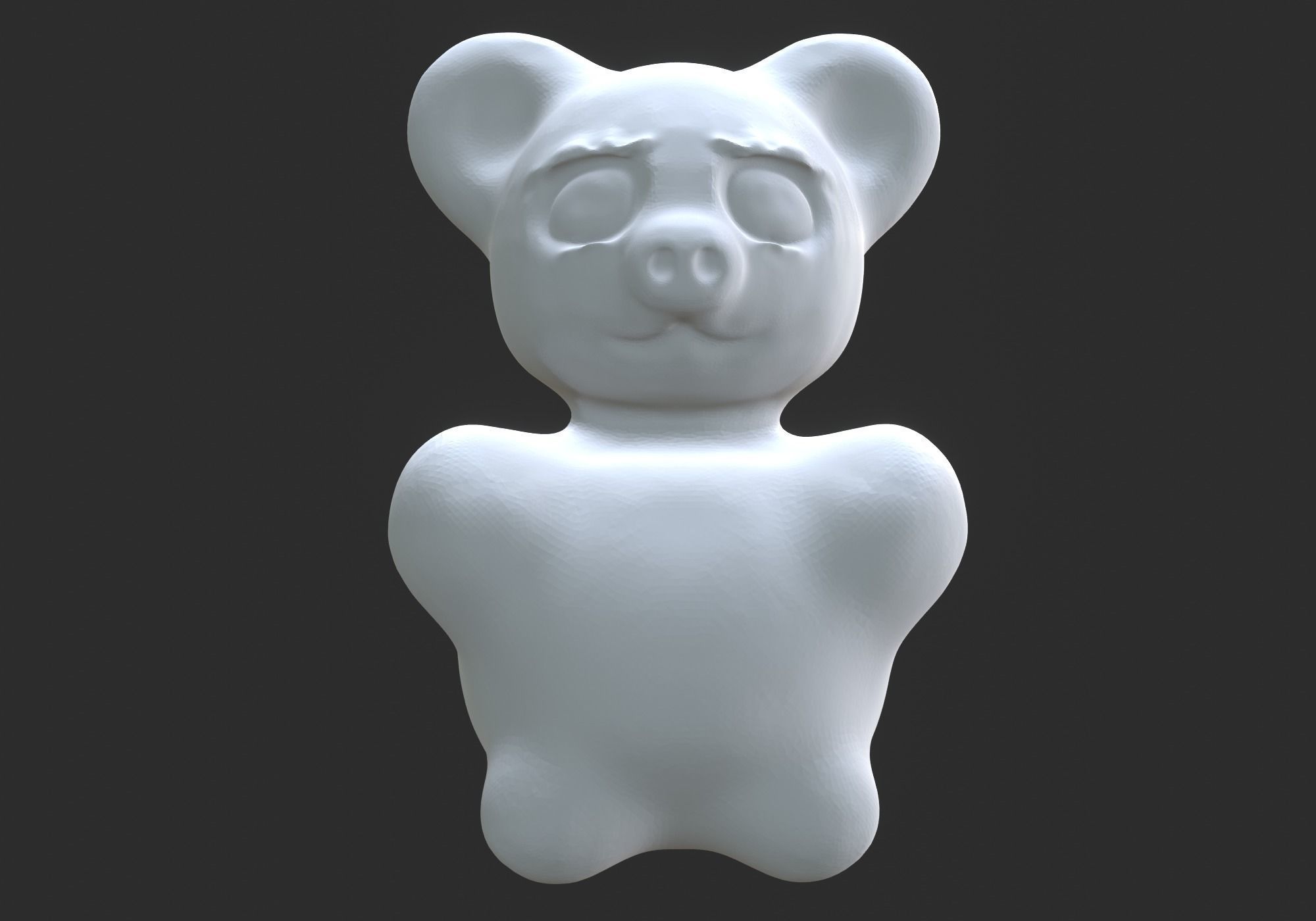 cute teddy bear 3D model | CGTrader
