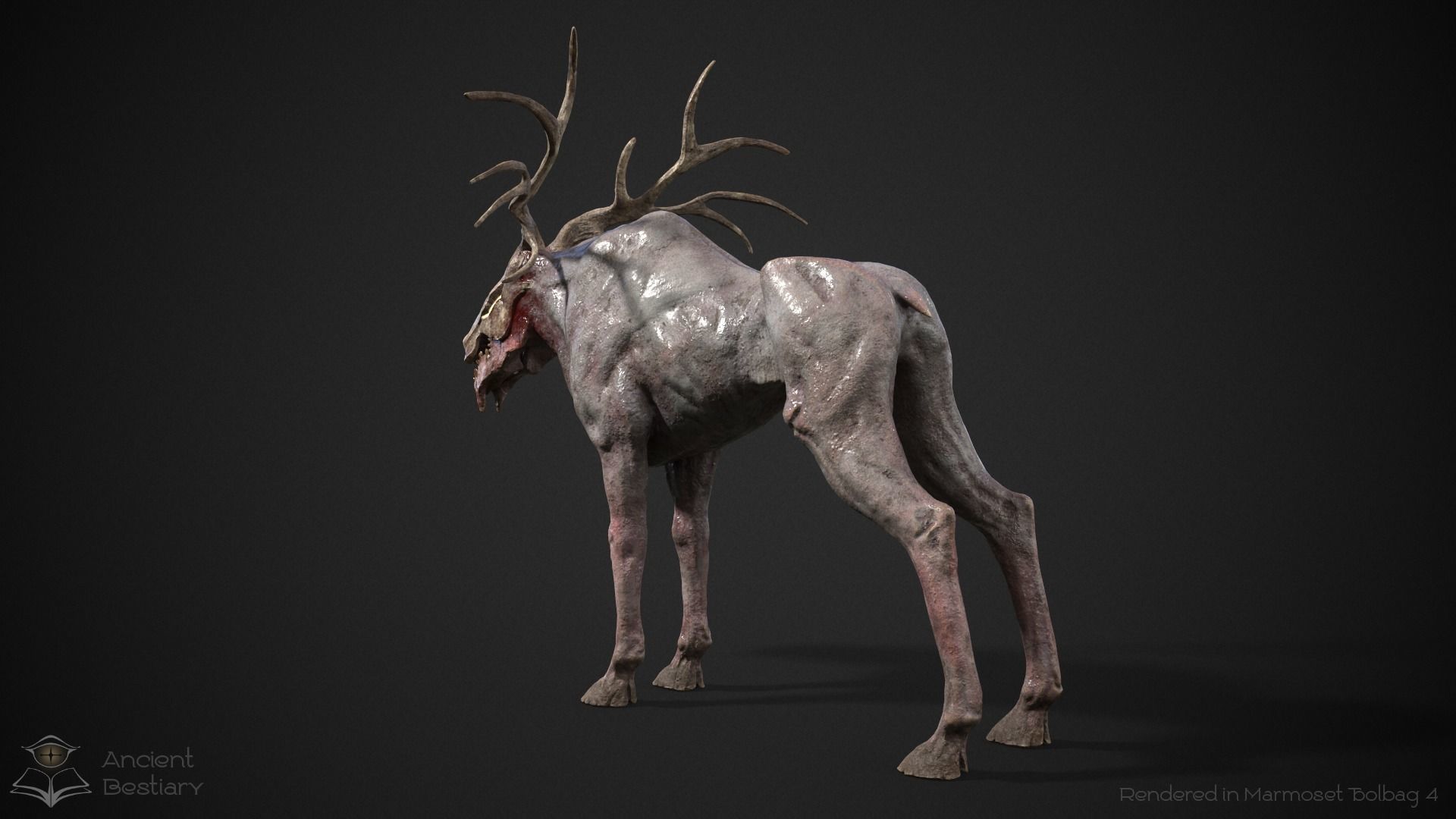 3D model Masked Moose VR / AR / low-poly | CGTrader