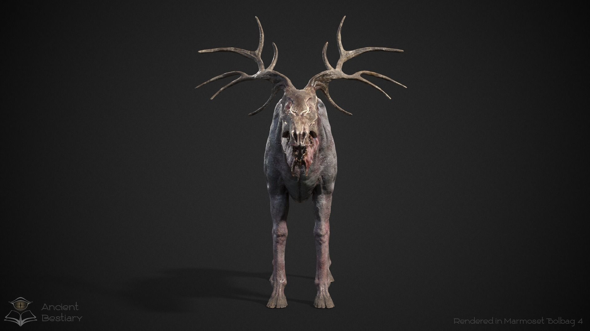3D model Masked Moose VR / AR / low-poly | CGTrader