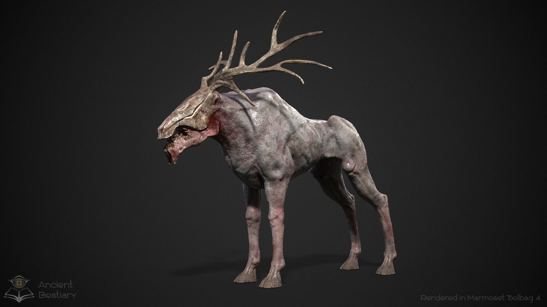 3D model Masked Moose VR / AR / low-poly | CGTrader