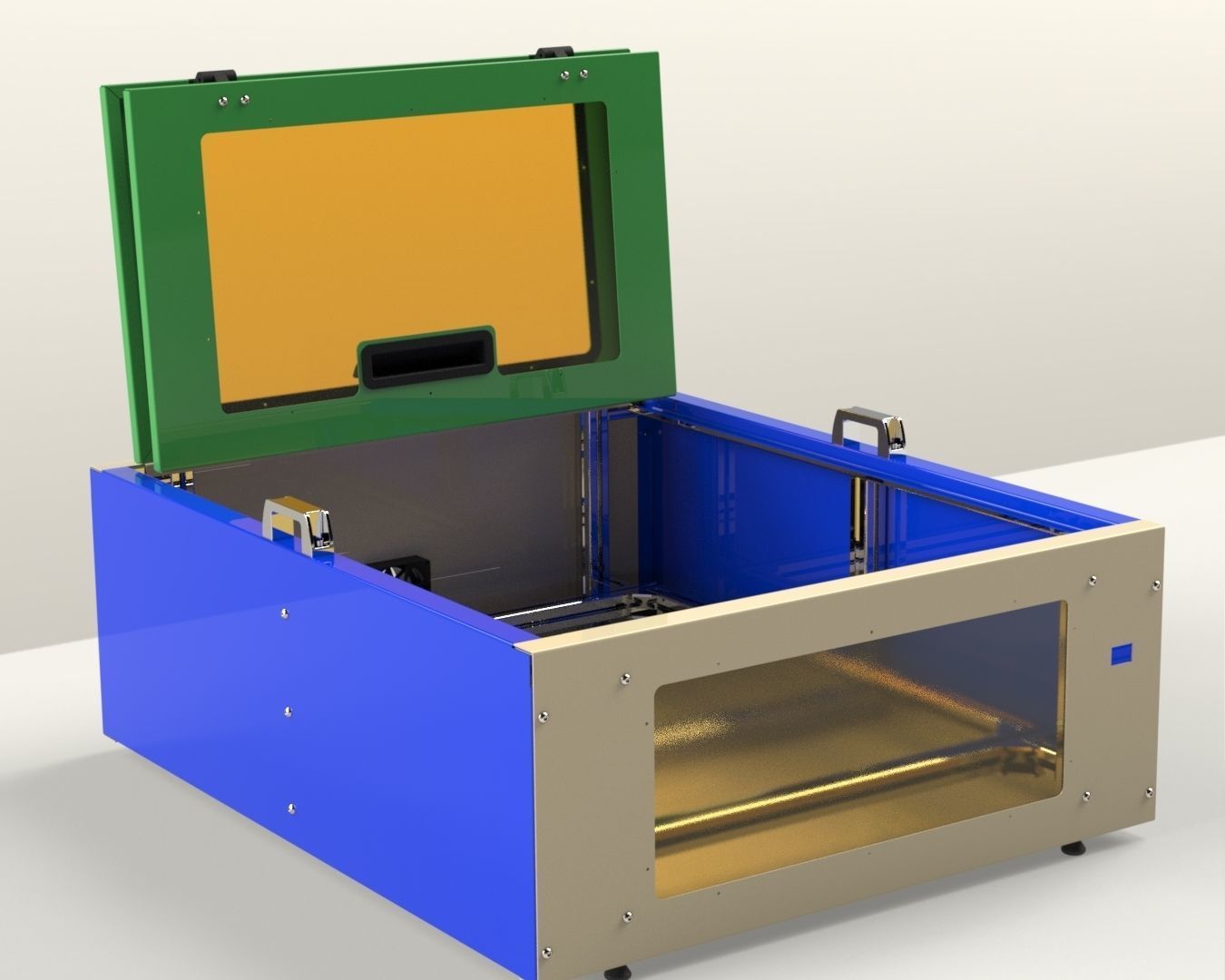 Enclosure for Laser machine 3D model | CGTrader