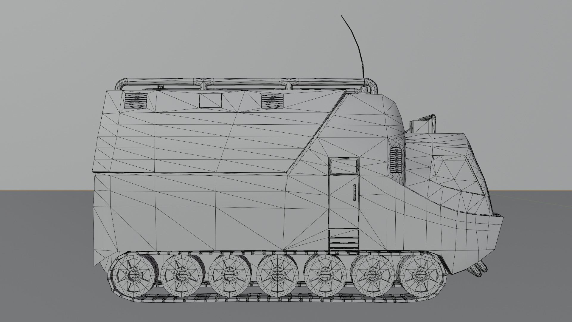 Tracked Swamp Machine free VR / AR / low-poly 3D model | CGTrader