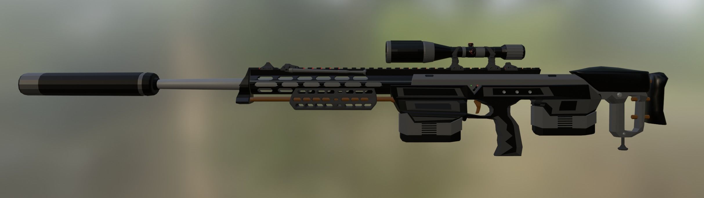 3D model DSR 50 BLACK OPS 2 INSPIRED VR / AR / low-poly | CGTrader