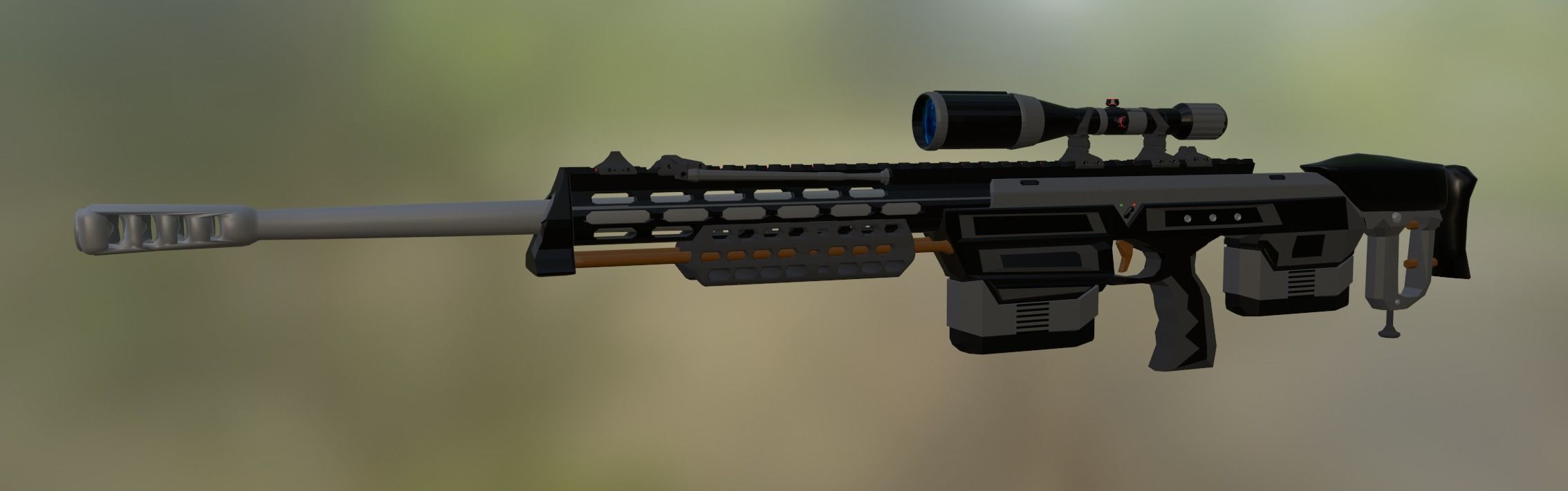 3D model DSR 50 BLACK OPS 2 INSPIRED VR / AR / low-poly | CGTrader