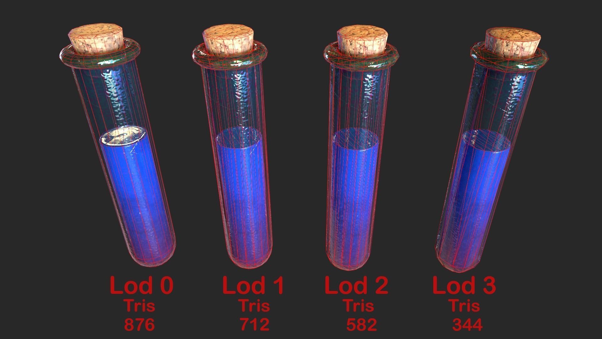 3D model Potion Test Tube Small VR / AR / low-poly | CGTrader