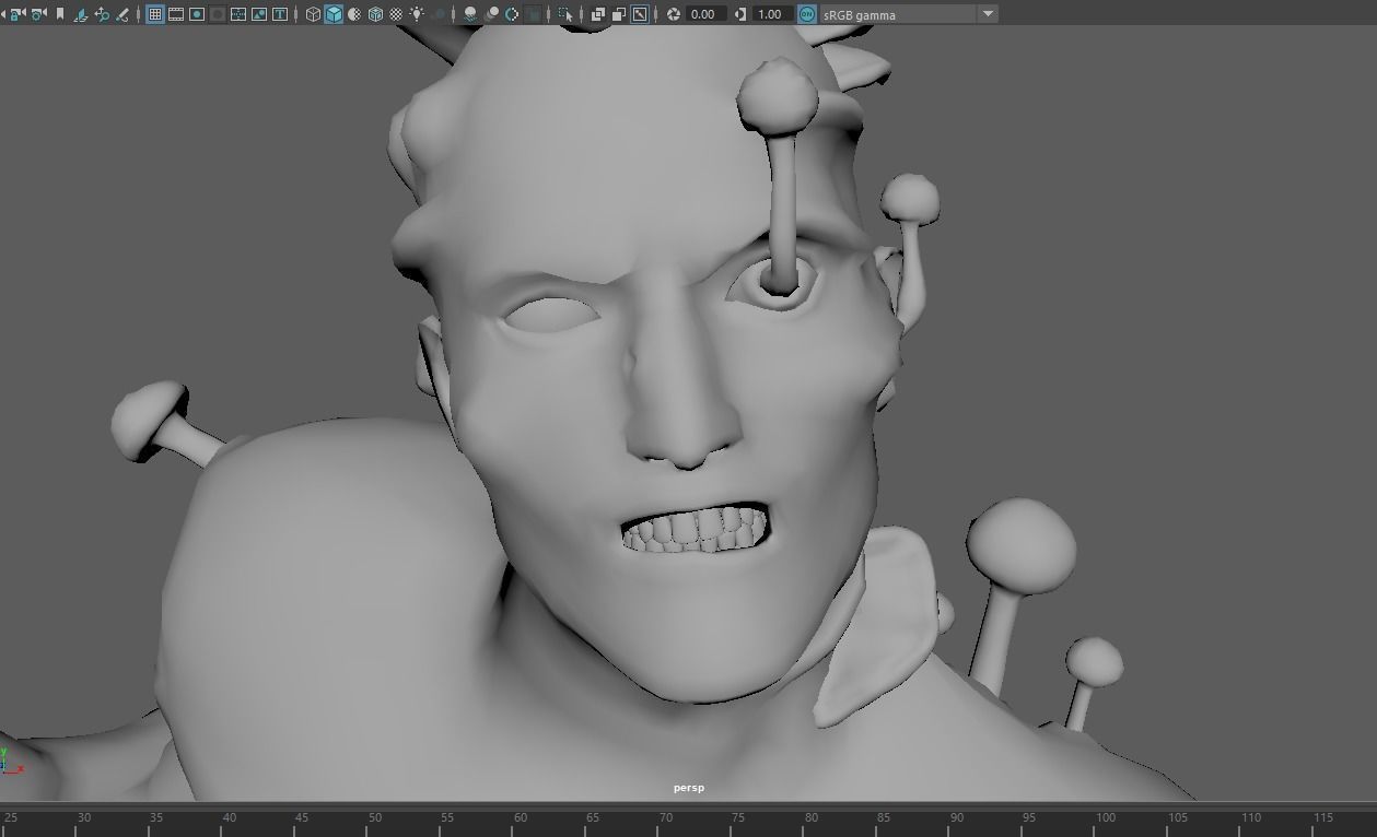 3D model Infected Zombie - Rigged Game Ready Low-poly 3D model VR / AR ...
