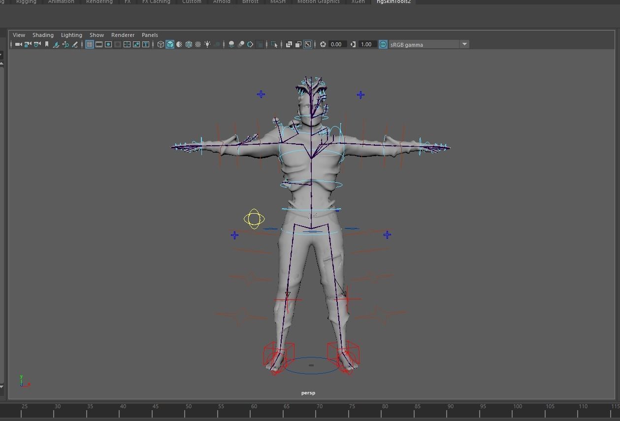 3D model Infected Zombie - Rigged Game Ready Low-poly 3D model VR / AR ...
